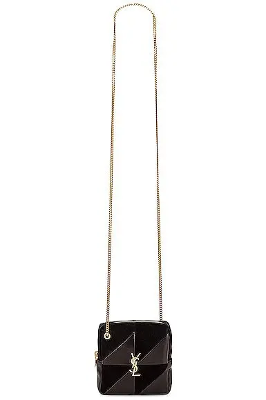 バッグ SAINT LAURENT CUBE Saint Laurent Men's Niki YSL Cube Camera Bag in Leather | Neiman